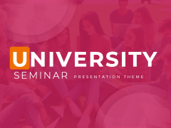 Free - University Seminar PowerPoint Template and Google Slides Theme