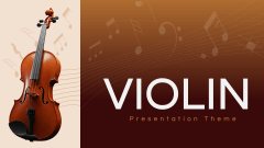 Free - Violin Theme for PowerPoint and Google Slides - PPT Slides