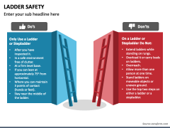 Ladder Safety PowerPoint and Google Slides Template - PPT Slides