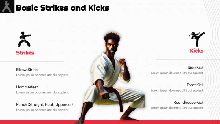 Free - Martial Arts Theme for PowerPoint and Google Slides - PPT Slides