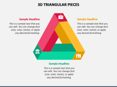 3D Triangular Pieces for PowerPoint and Google Slides - PPT Slides