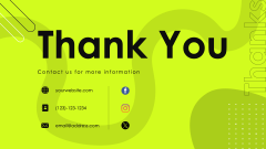 Modern Thank You Slides for PowerPoint and Google Slides