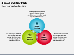 3 Balls Overlapping for PowerPoint and Google Slides - PPT Slides