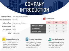 Company Introduction PowerPoint and Google Slides Template - PPT Slides