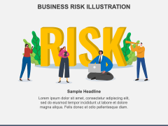 Business Risk Illustration for PowerPoint and Google Slides - PPT Slides