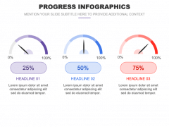 Progress Infographics for PowerPoint and Google Slides - PPT Slides