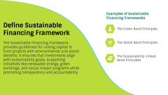 Sustainable Financing Framework PowerPoint and Google Slides Template ...