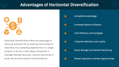 Horizontal Diversification PowerPoint and Google Slides Template - PPT Slides