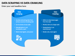 Data Scraping Vs Data Crawling PowerPoint and Google Slides Template - PPT Slides