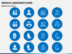 Medical Assistance Icons for PowerPoint and Google Slides - PPT Slides