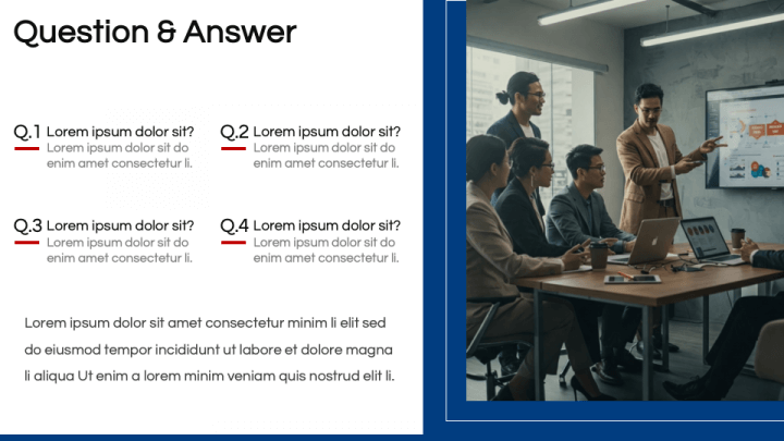 Sales Review Meeting PowerPoint and Google Slides Template - PPT Slides