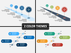 Diagonal Timeline PowerPoint and Google Slides Template - PPT Slides