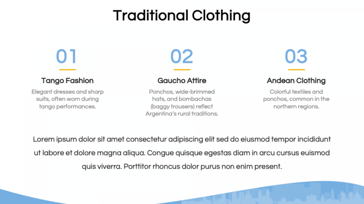 Free - Culture of Argentina Presentation for PowerPoint and Google Slides