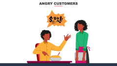 Angry Customers Illustration for PowerPoint and Google Slides - PPT Slides