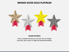 Bronze Silver Gold Platinum Graphics for PowerPoint and Google Slides ...