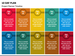10 Day Plan PowerPoint Template - PPT Slides