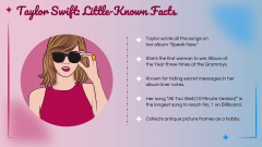 Free - Taylor Swift PowerPoint and Google Slides Template - PPT Slides