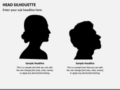 Head Silhouette for PowerPoint and Google Slides - PPT Slides