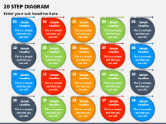 20 Step Diagram for PowerPoint and Google Slides - PPT Slides