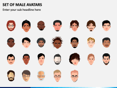 Male Avatars for PowerPoint and Google Slides - PPT Slides
