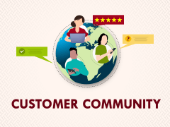 Customer Community PowerPoint and Google Slides Template - PPT Slides