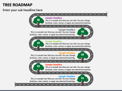 Tree Roadmap PowerPoint and Google Slides Template - PPT Slides