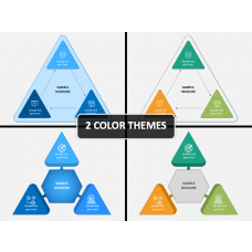 Side By Side Triangles PowerPoint Template - PPT Slides | SketchBubble