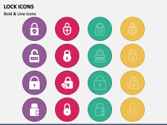 Lock Icons for PowerPoint and Google Slides - PPT Slides