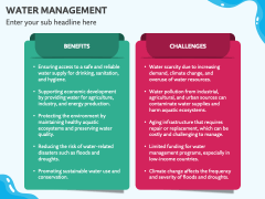 Water Management PowerPoint and Google Slides Template - PPT Slides