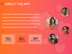 Dating App Pitch Deck for PowerPoint and Google Slides - PPT Slides