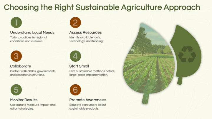 Sustainable Agriculture PowerPoint and Google Slides Template - PPT Slides