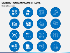 Distribution Management Icons for PowerPoint and Google Slides - PPT Slides