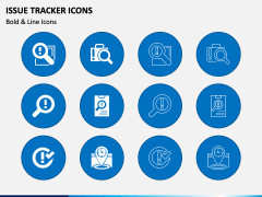 Issue Tracker Icons for PowerPoint and Google Slides - PPT Slides