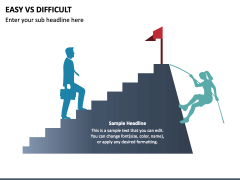 Easy Vs Difficult PowerPoint and Google Slides Template - PPT Slides