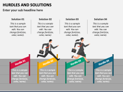 Hurdles and Solutions PowerPoint and Google Slides Template - PPT Slides