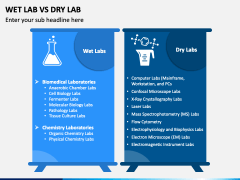 Wet Lab Vs Dry Lab PowerPoint and Google Slides Template - PPT Slides
