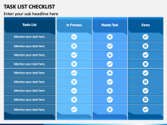 Task List Checklist PowerPoint and Google Slides Template - PPT Slides