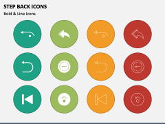 Step Back Icons for PowerPoint and Google Slides - PPT Slides