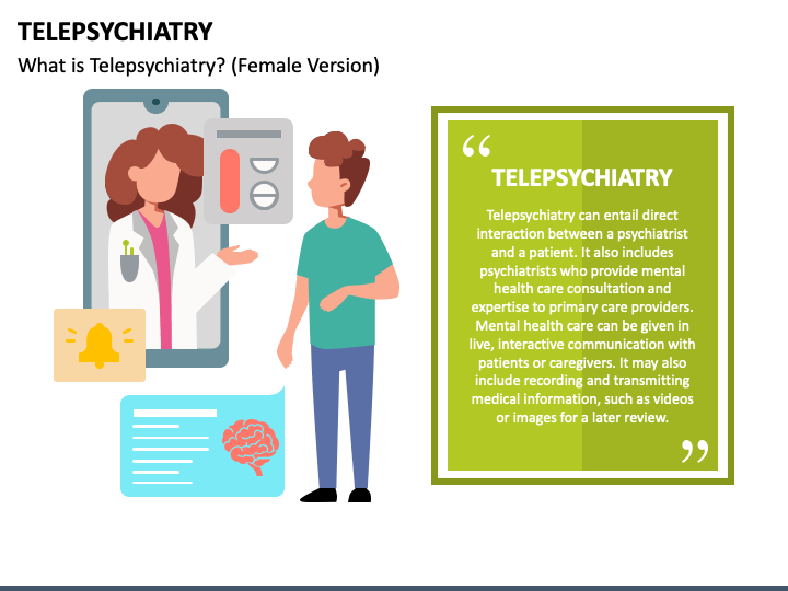 Telepsychiatry PowerPoint and Google Slides Template - PPT Slides