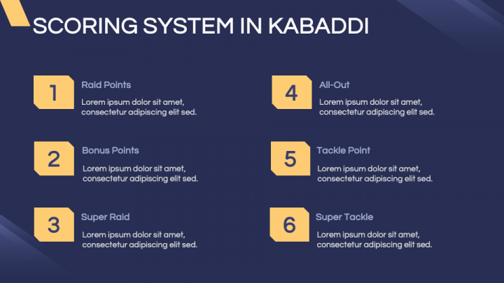 Free - Kabaddi Theme for PowerPoint and Google Slides - PPT Slides