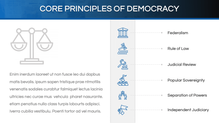 Free - Democracy Presentation Theme for PowerPoint and Google Slides