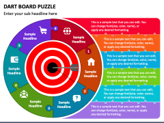 Dart Board Puzzle for PowerPoint and Google Slides - PPT Slides