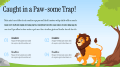 Free - The Lion and The Mouse Theme for PowerPoint and Google Slides ...