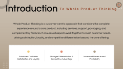 Whole Product Thinking PowerPoint and Google Slides Template - PPT Slides