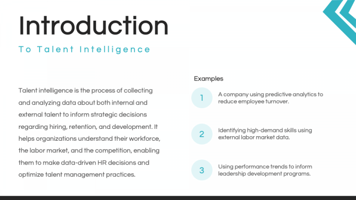 Talent Intelligence PowerPoint and Google Slides Template - PPT Slides