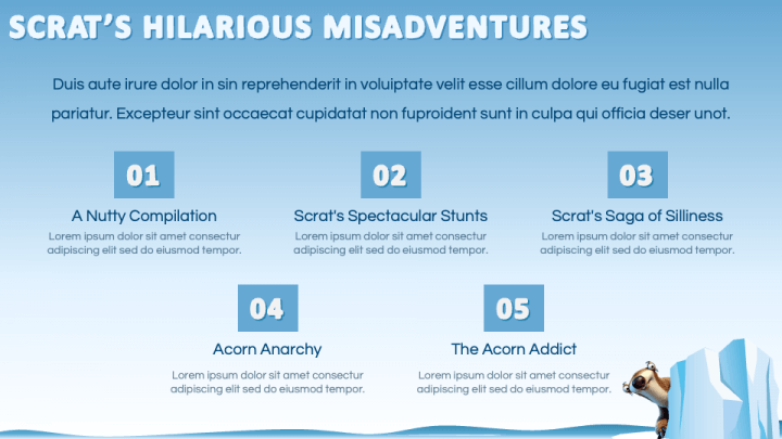 Free - Ice Age Presentation Theme for PowerPoint and Google Slides ...