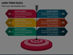 Long Term Goals PowerPoint and Google Slides Template - PPT Slides