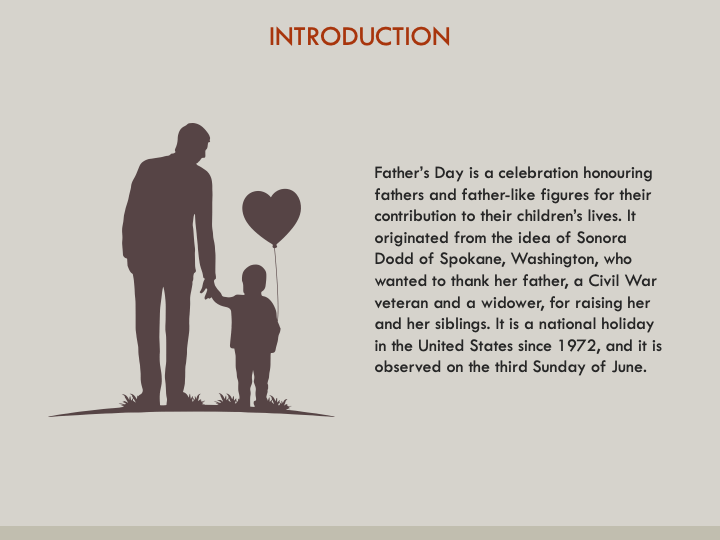Free - Father's Day PowerPoint Template and Google Slides Theme