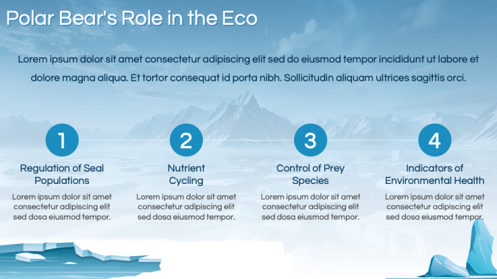 Free - Polar Bears Theme for PowerPoint and Google Slides - PPT Slides