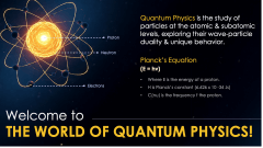 Free - Quantum Physics PowerPoint and Google Slides Template - PPT Slides